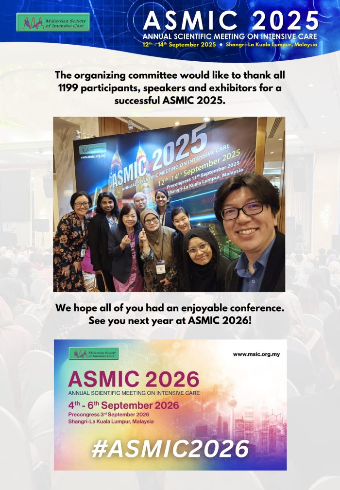 ASMIC 2025 – Malaysian Society of Intensive Care